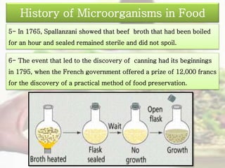 History of microorganisms in food | PPTX