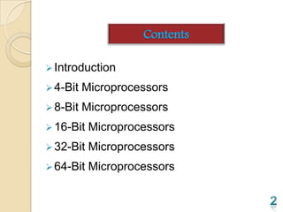 History of microprocessors | PPTX