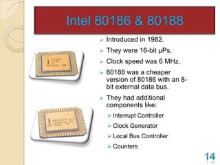 History of microprocessors | PPTX