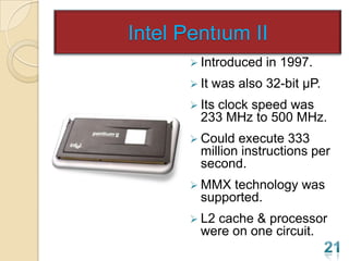 History of microprocessors | PPTX
