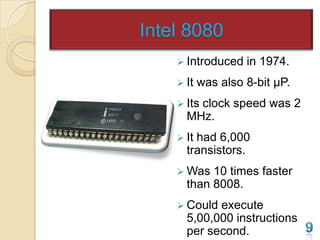 History of microprocessors | PPTX