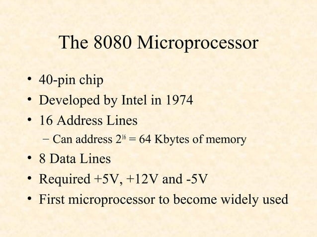 History of processors | PPT | Technology & Computing