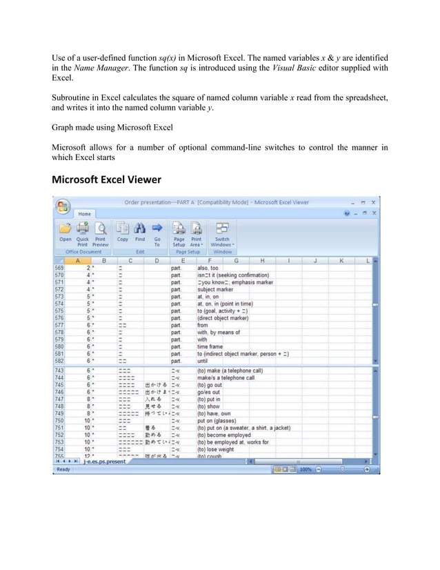 History of microsoft excel