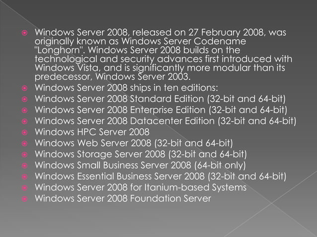 History of microsoft windows | PPT