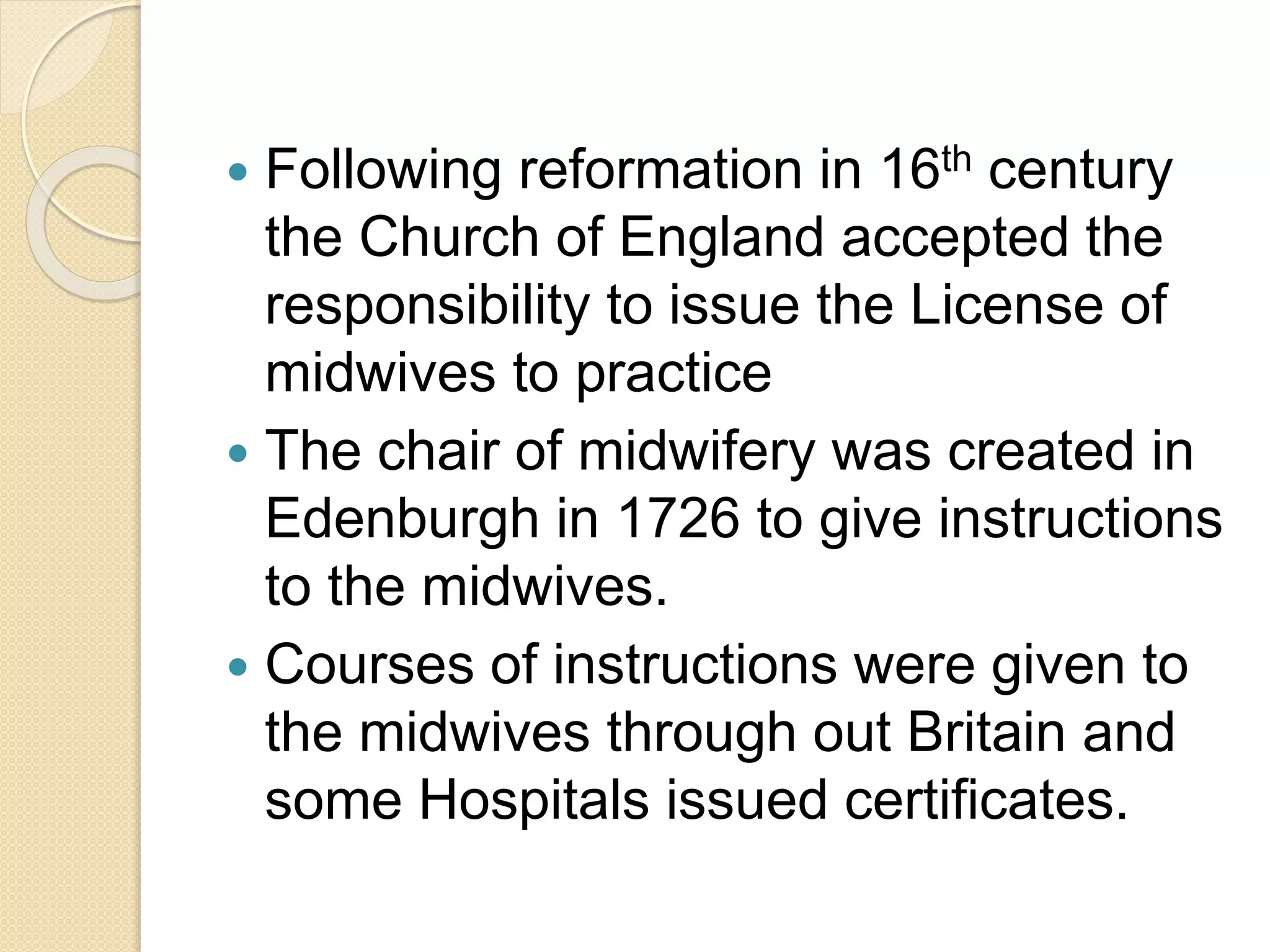 History of midwifery | PPTX
