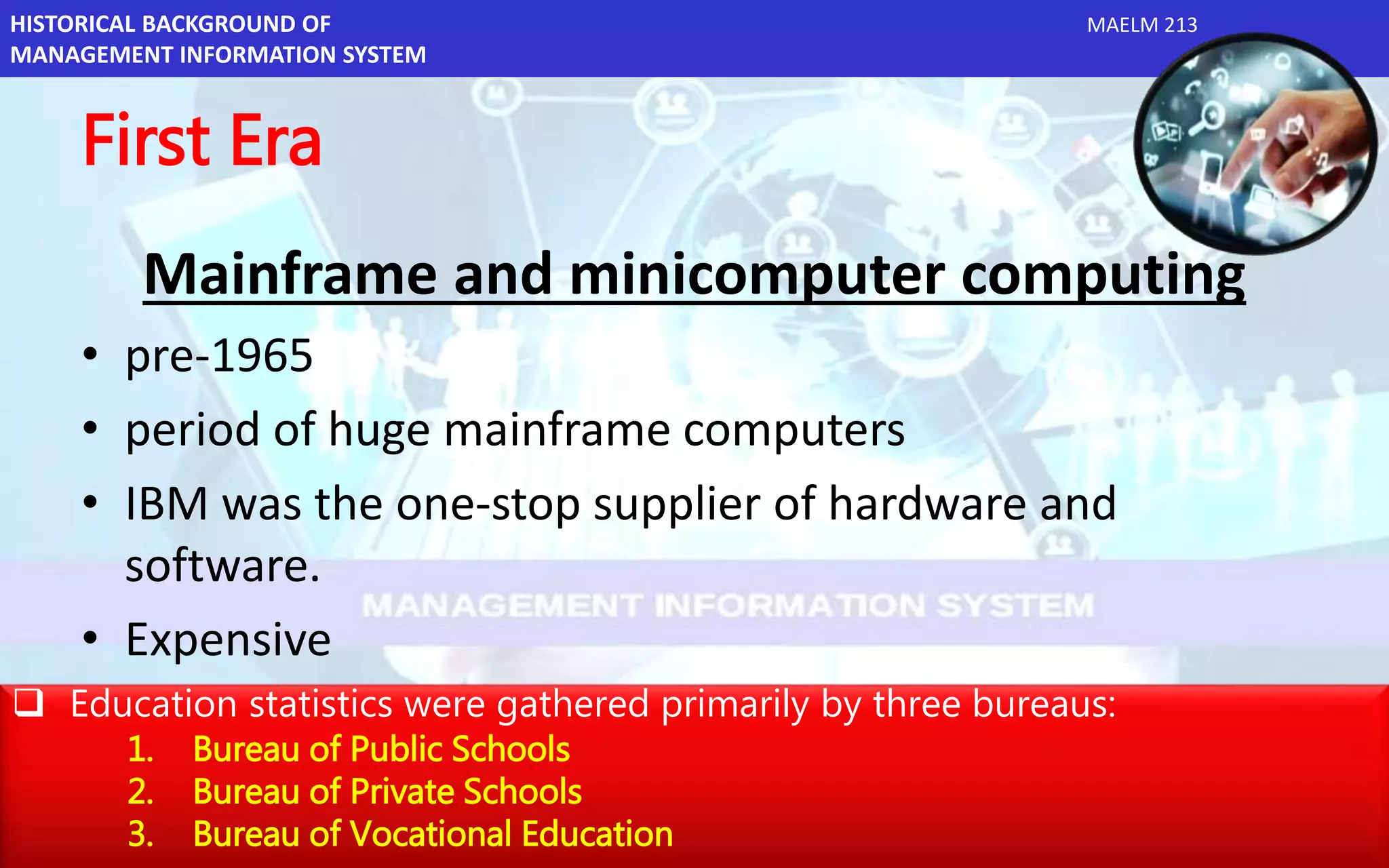 History of Management Information System | PPTX