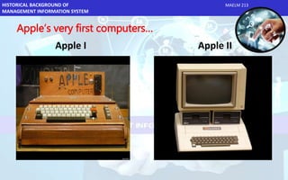 History of Management Information System | PPTX