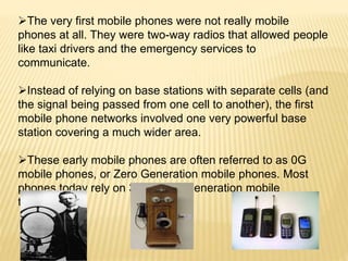 History of mobile | PPTX