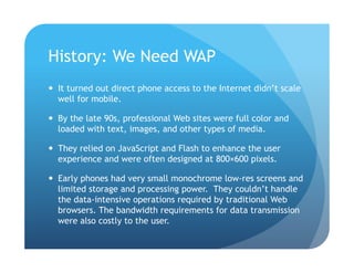 History of mobile apps | PDF