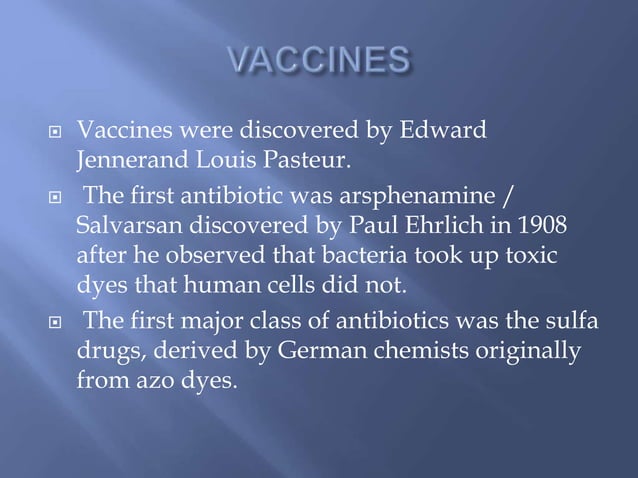 History of modern medicine | PPTX | Chemistry | Science