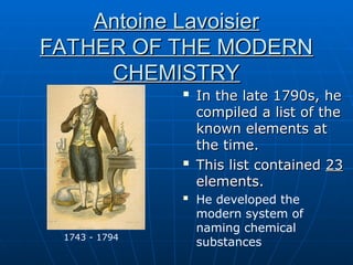 HISTORY OF MODERN PERIODIC TABLE OF ELEMENTS.ppt