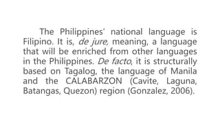 History of Modern Philippine Linguistics and Filipino Linguists and ...