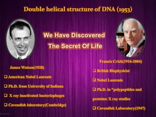 History of molecular biology | PPTX