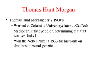 Thomas Hunt Morgan Family
