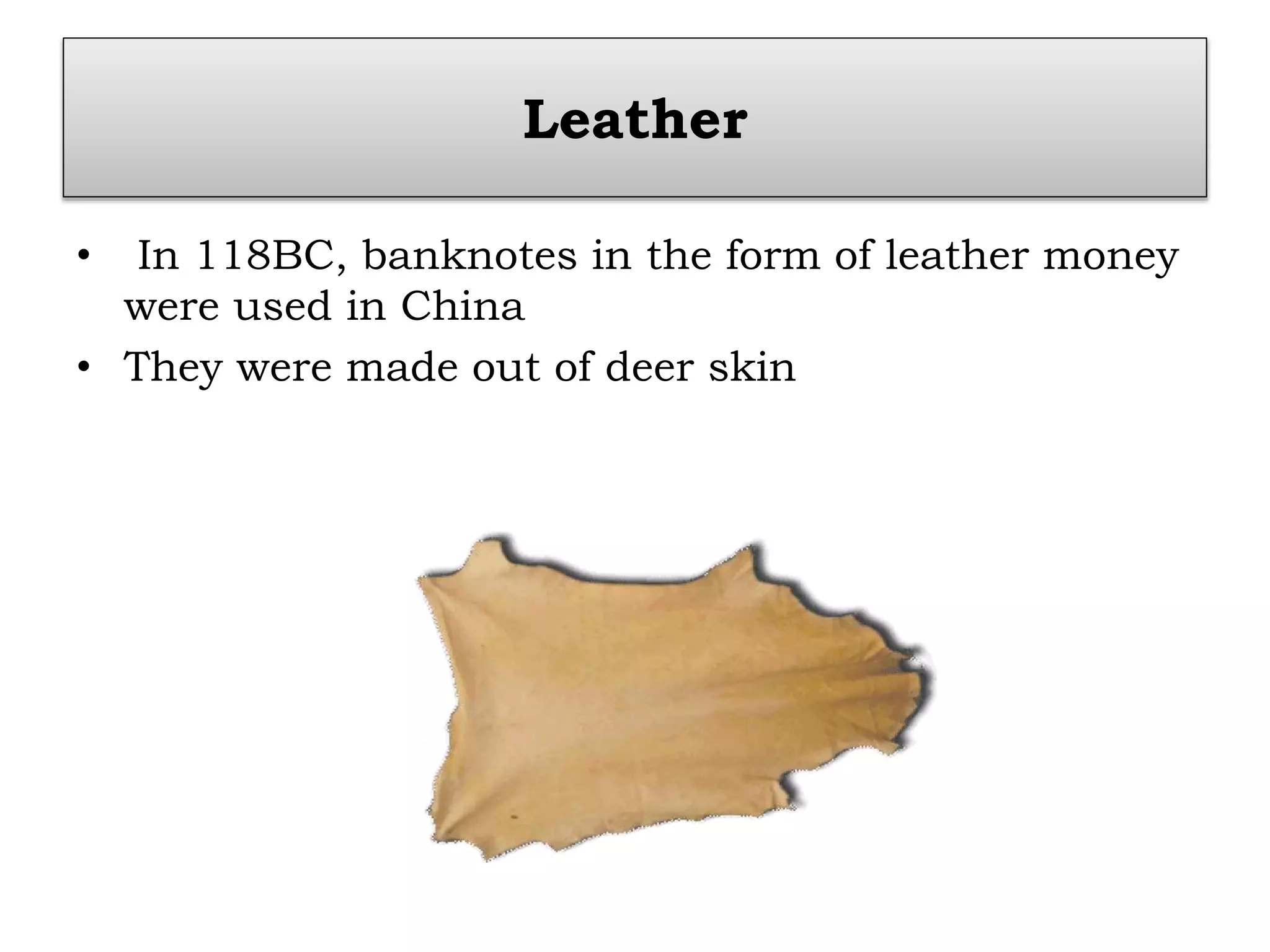 History of money | PPTX