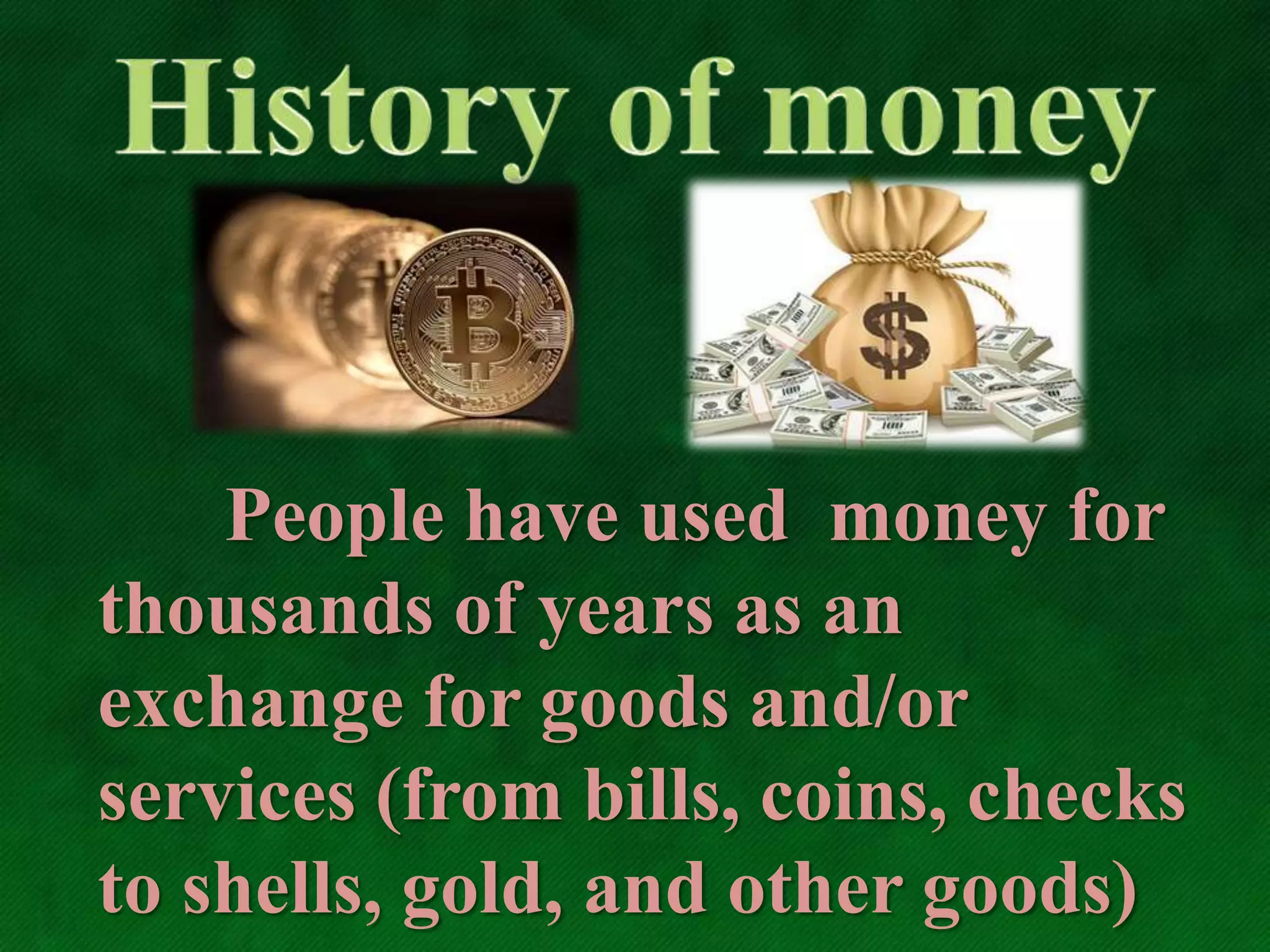 History of money and banking | PPTX