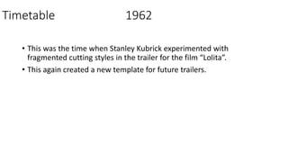 History of movie trailers | PPT