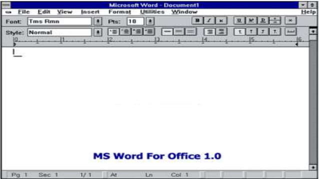History of ms office | PPTX | Desktop Publishing | Computer Software ...