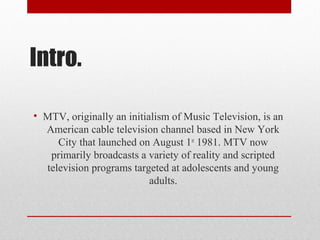 History of mtv | PPT
