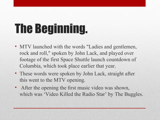 History of mtv | PPT