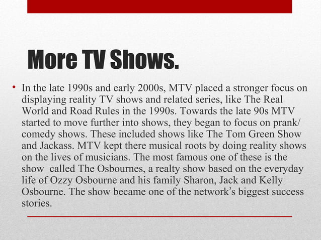 History of mtv | PPT