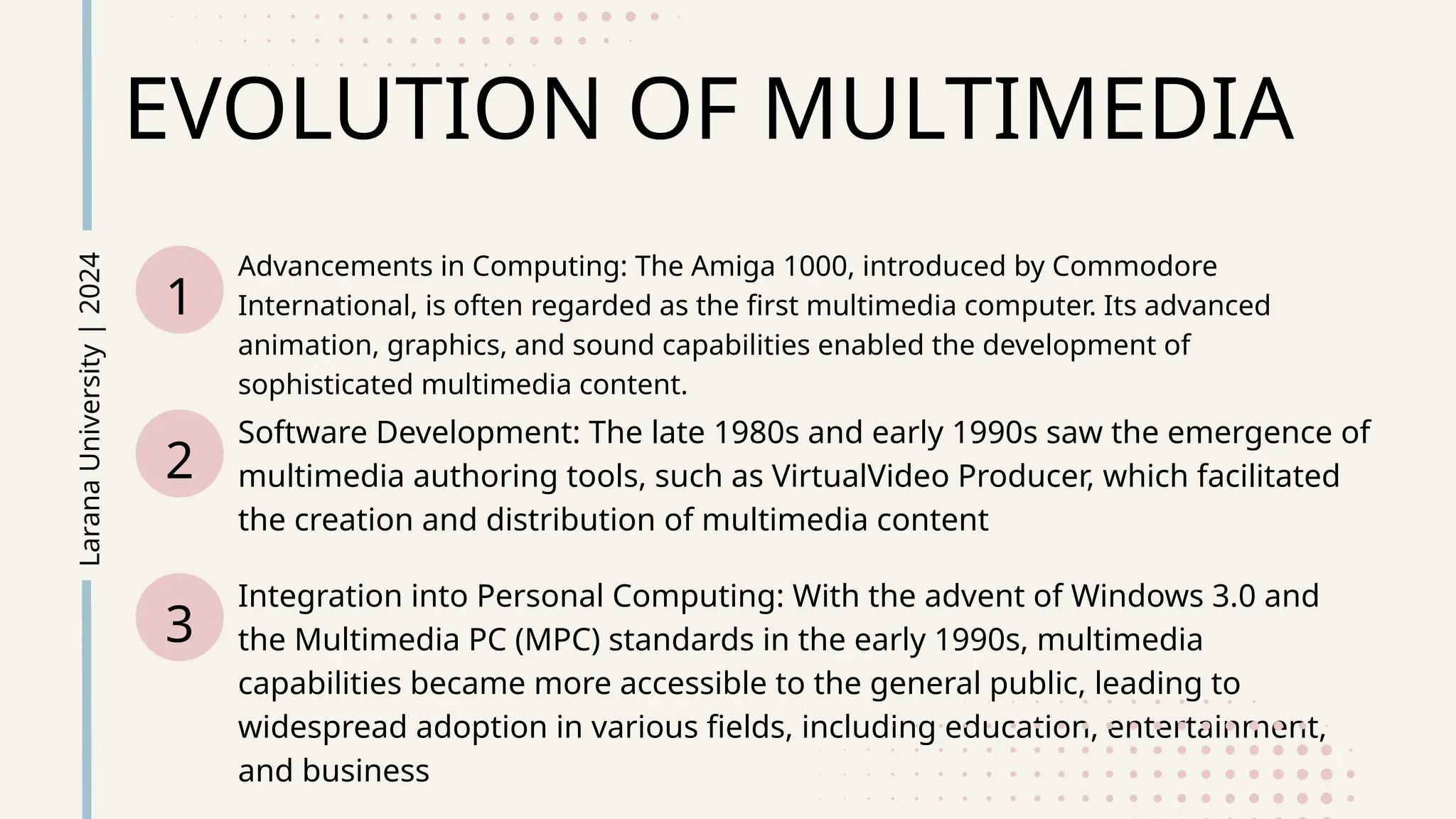 history of multimedia computing sem 2 pp | PPTX