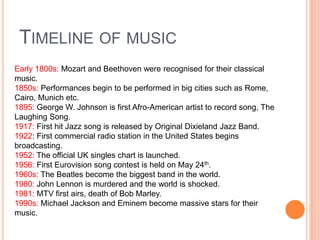 History of music | PPTX