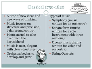 History of music | PPTX