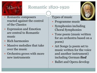 History of music | PPTX