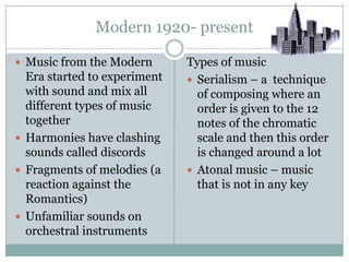 History of music | PPTX
