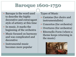 History of music | PPTX