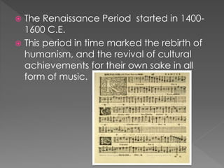 History of music | PPTX