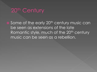 History of music | PPTX