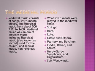 History of music | PPTX