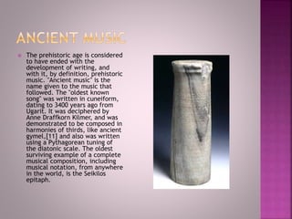 History of music | PPTX