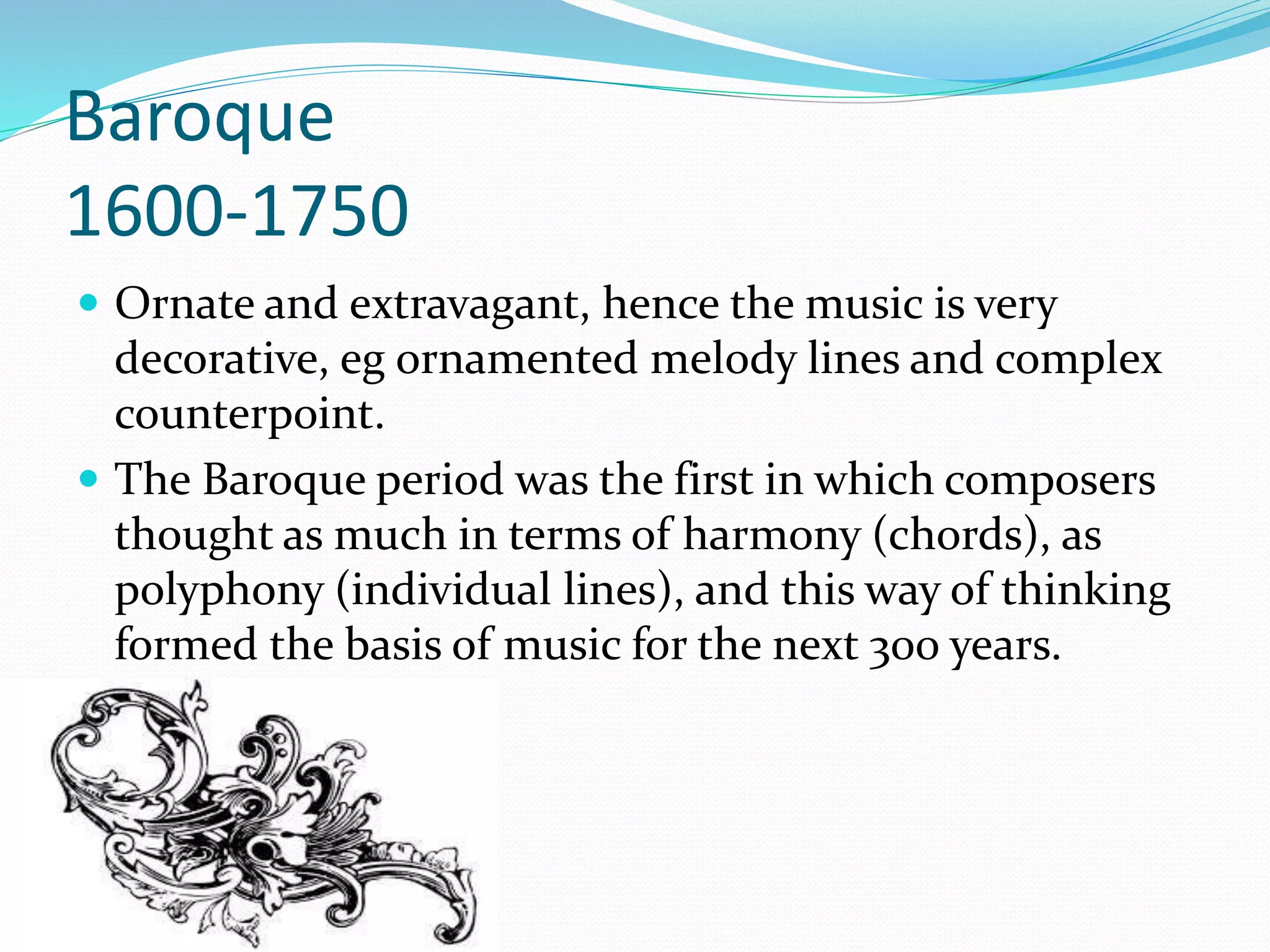 History of Music (Medieval, Renaissance, Baroque) | PPTX