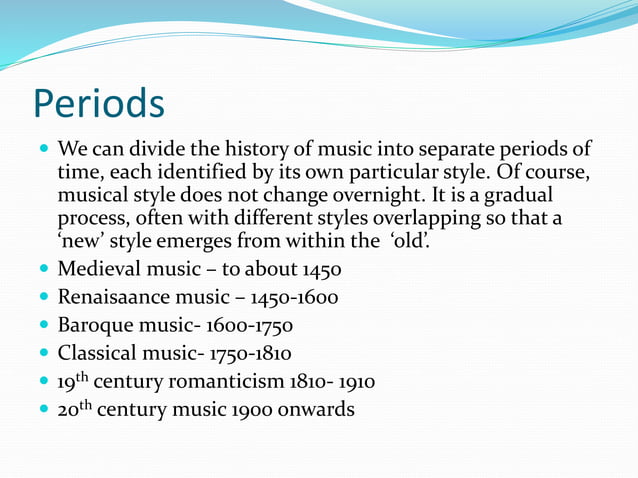 History of Music (Medieval, Renaissance, Baroque) | PPTX
