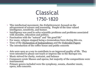 History of Music -Baroque and Classical | PPT