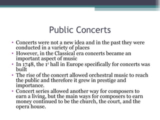 History of Music -Baroque and Classical | PPT