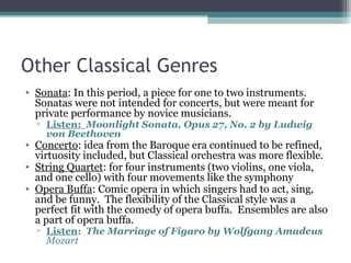 History of Music -Baroque and Classical | PPT