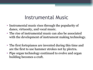 History of Music -Baroque and Classical | PPT