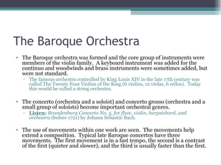 History of Music -Baroque and Classical | PPT