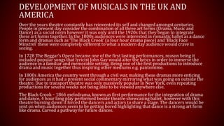History of musicals unit 27 full presentation | PPTX