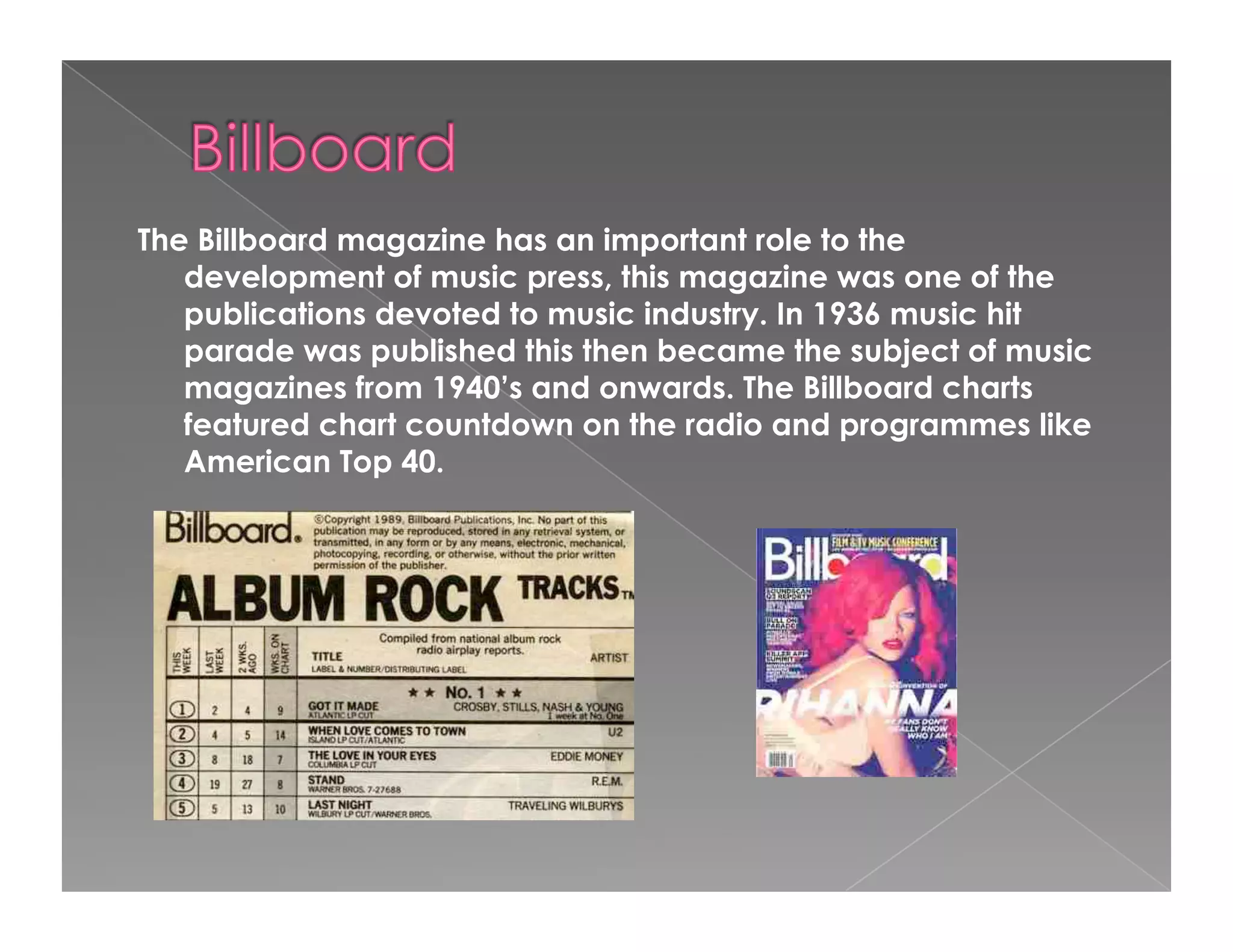 History of music magazines and how it progressed | PDF