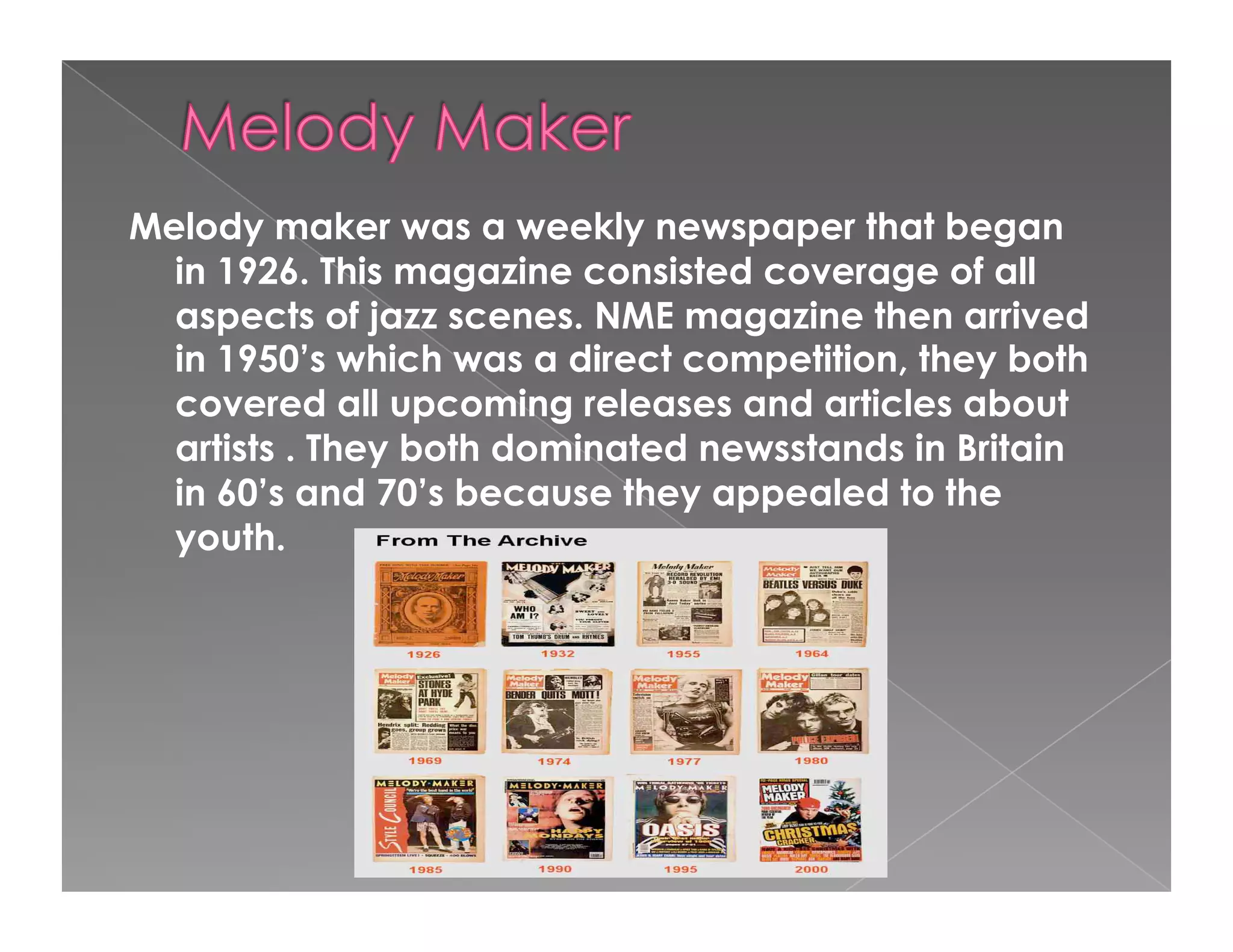 History of music magazines and how it progressed | PDF