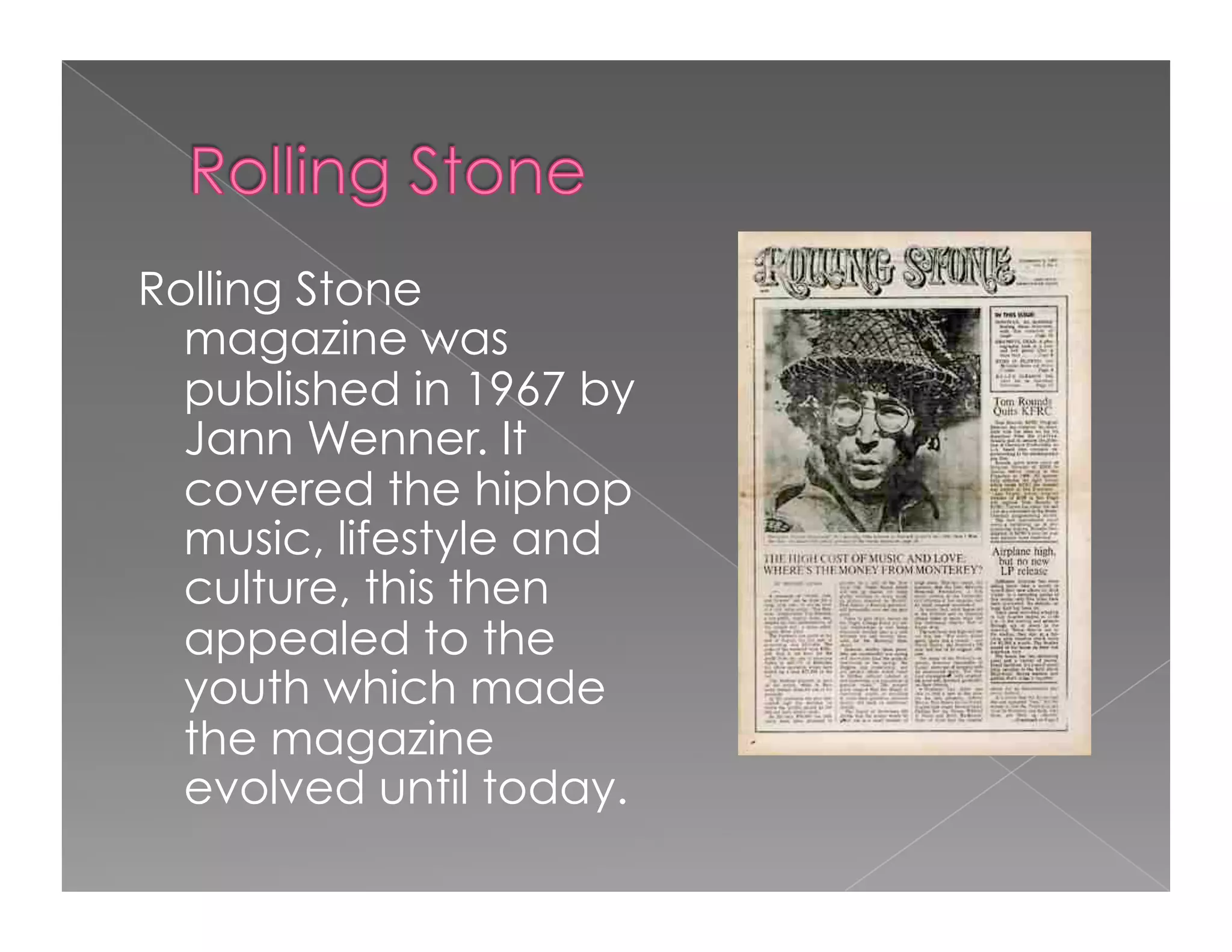 History of music magazines and how it progressed | PDF