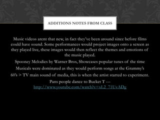 History of music video | PPT