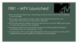 History of music video | PPT