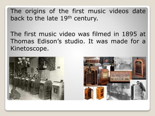 History of music video | PPTX