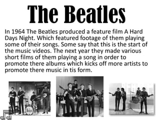 History of music videos | PPTX